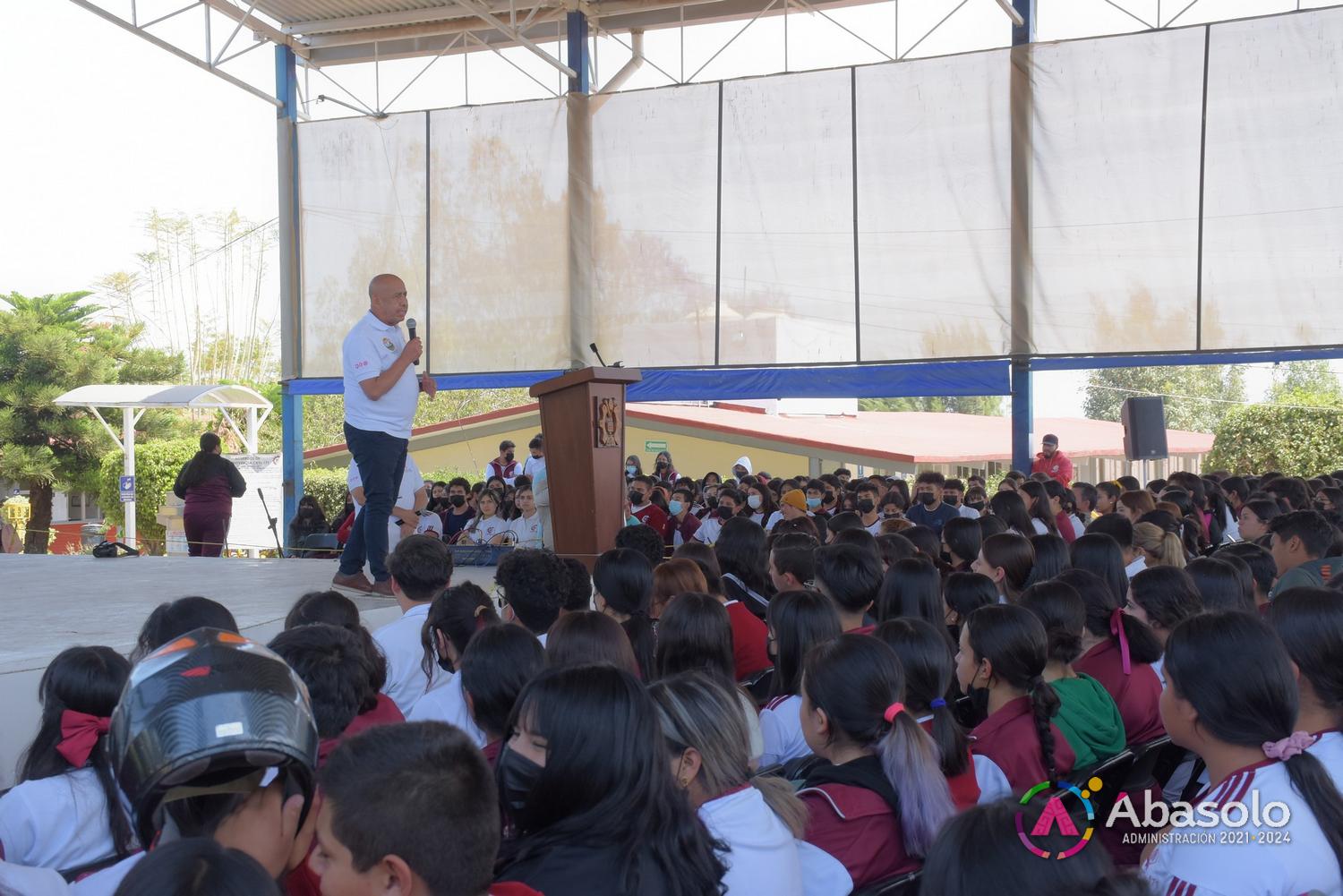 Fomentan Cultura Vial en CBTis 171 | Municipio de Abasolo, Gto.