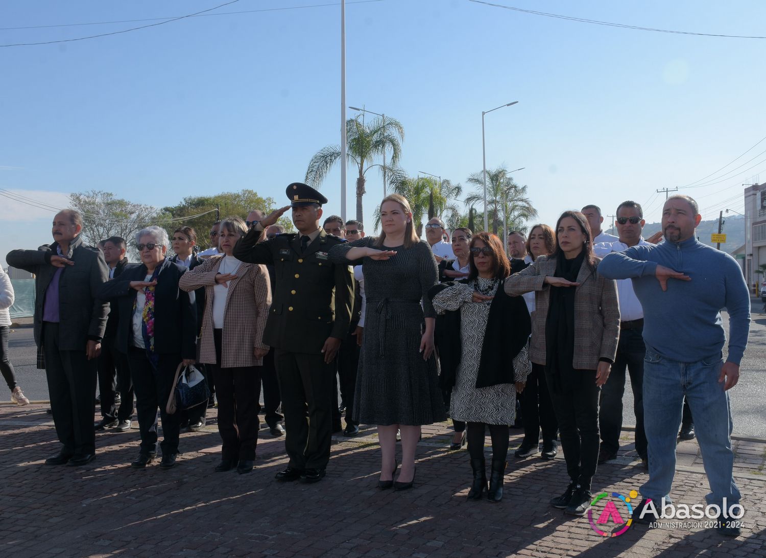 Realizan Izamiento de Bandera en Abasolo | Municipio de Abasolo, Gto.